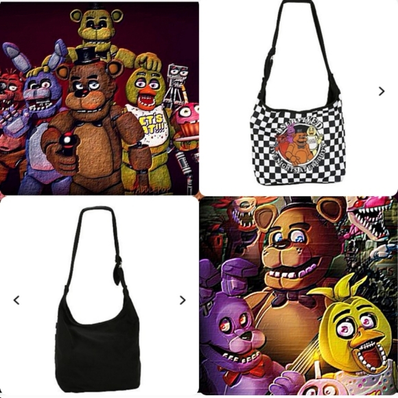 Bags | Last One Five Nights Of Freddy Hobo Bag | Poshmark